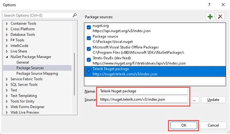 How To Use Telerik Private Nuget Package In Visual Studio 2022 And Net