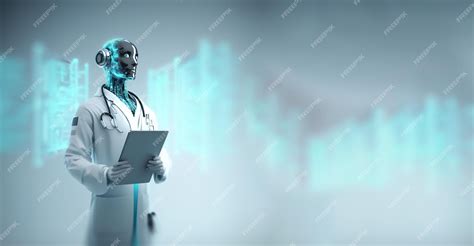 premium photo artificial intelligence doctor concept ai medicine ai