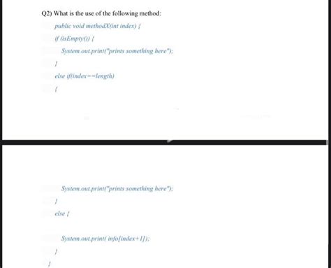 solved q2 what is the use of the following method public
