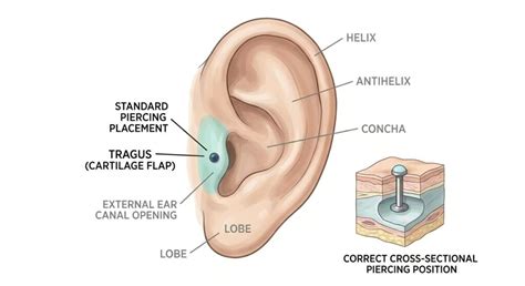 Tragus Piercing Benefits What You Need To Know Pierce Now
