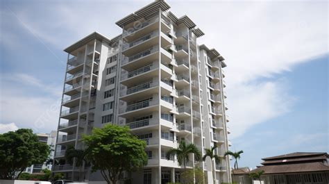 외부에서 볼 수 있는 대형 아파트 건물 콘도미니엄 사진 배경 일러스트 및 사진 무료 다운로드 Pngtree