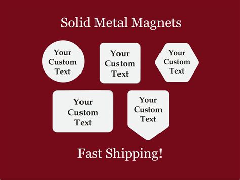 Custom Magnet Custom Fridge Magnet Personalized Refrigerator Magnet Custom Text Magnet