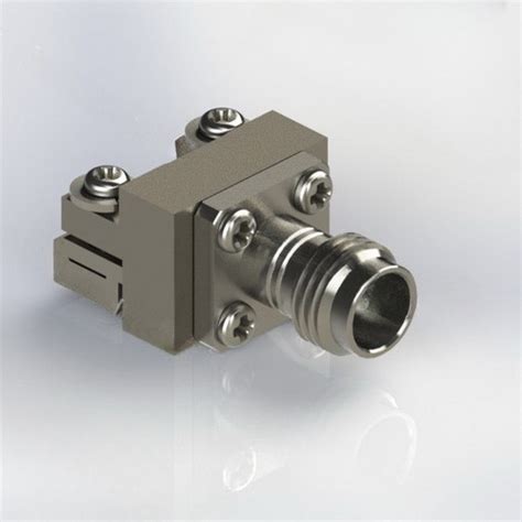 Mm Female Board Coaxial Rf Connector For Edge Launch Pcb Pin