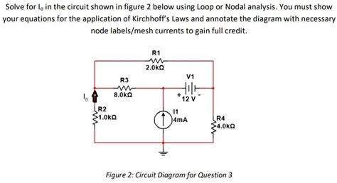 Solved Solve For Lo In The Circuit Shown In Figure Below Chegg
