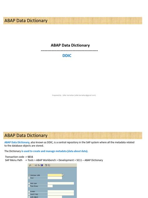 000 Sap Abap Ddic Pdf Databases Information Retrieval