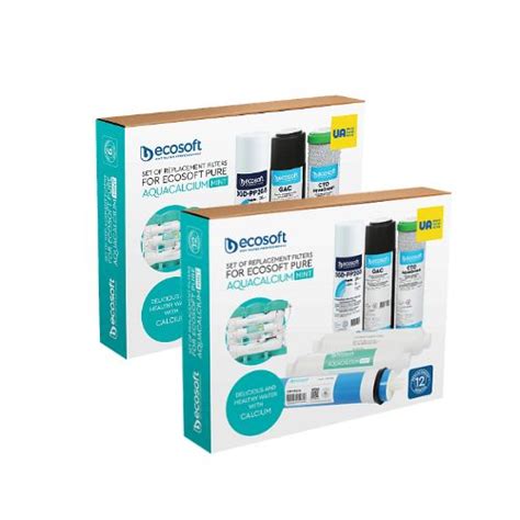 Річний запас картриджів для фільтру зворотного осмосу Ecosoft Aquacalcium купити за кращою ціною