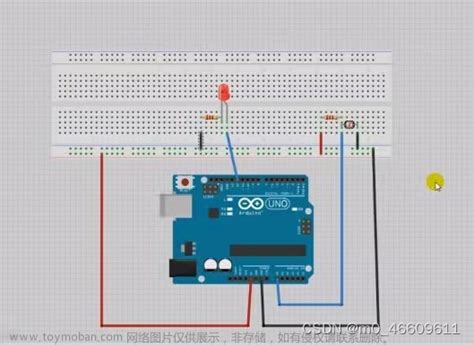 基于arduino的光敏电阻控制led灯 Toy模板网