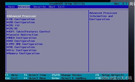 服务器硬件学习 Bios理论 服务器bios Csdn博客