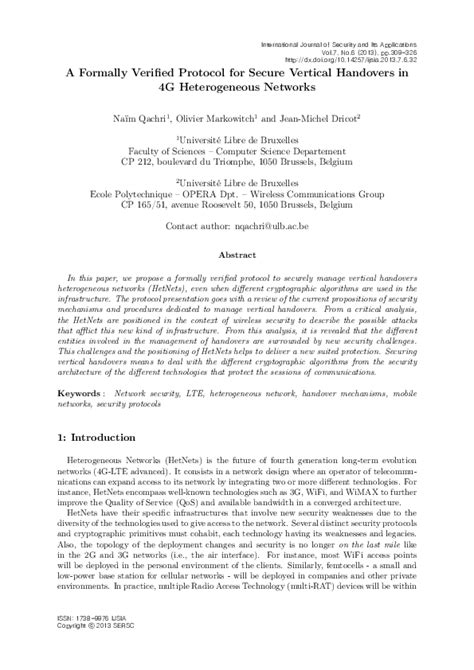 pdf a formally verified protocol for secure vertical handovers in 4g