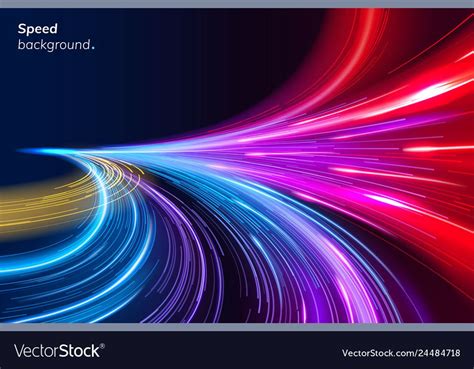 Abstract Colorful Speed Background With Lines Vector Image On Vectorstock Artofit