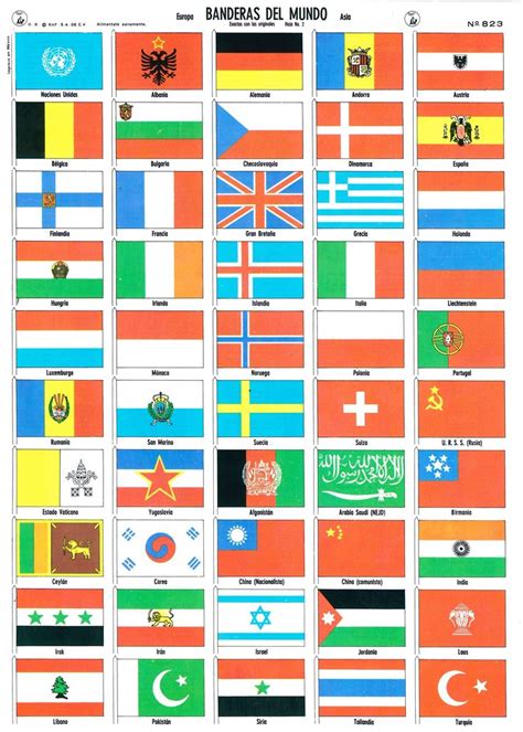 Monografía De Banderas De Mundo 2 De Raf Banderas Europa Matematicas