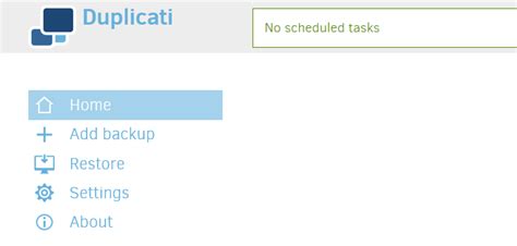 Using The Graphical User Interface Duplicati 2 Users Manual
