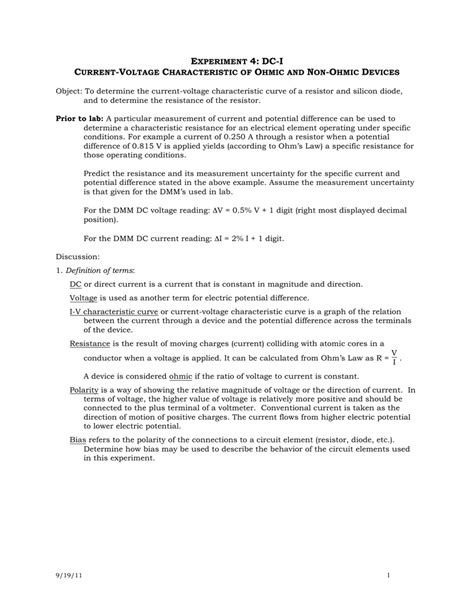 ☑ Example Of Non Ohmic Resistor