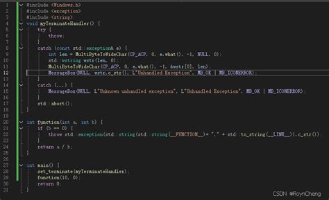 C std exception 异常处理 throw std exception CSDN博客