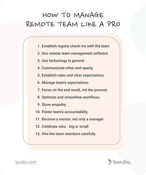 How To Manage Remote Team Like A Pro Bordio