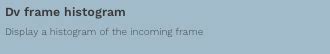 Frame Histogram Module Inivation Documentation