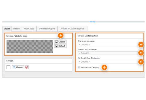 Modify Invoice Template