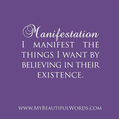 Manifestation Quotes Quotesgram