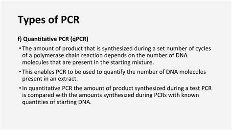 Polymerase Chain Reaction Principle Procedure And Applications Of Pcr Pdf Genetics Science