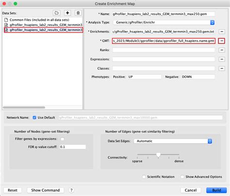Module Lab G Profiler Visualization Pathway And Network Analysis Of Omics Data June