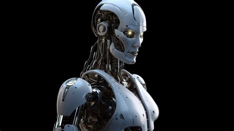 robot computer ai engaged in computational thinking 3d rendering backgrounds free download