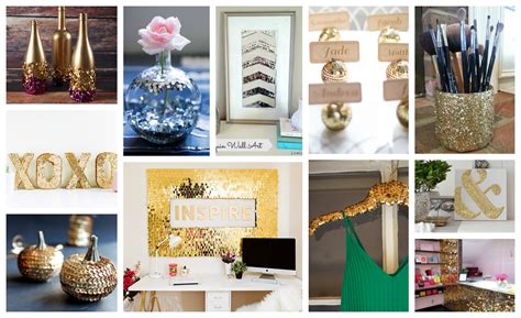 Sparkling DIY Sequins Designs That Will Make Your Home Shine