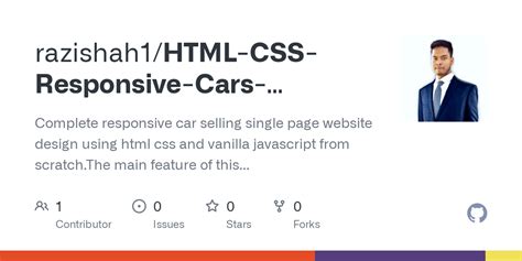 Github Razishah1html Css Responsive Cars Website Complete