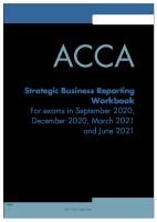 Acca SBR Workbook/ Study Text - PDFCOFFEE.COM