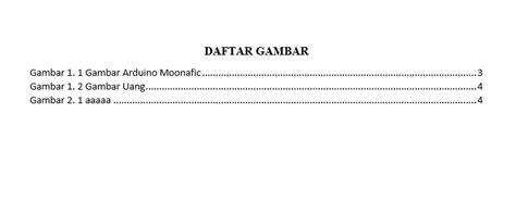 Contoh Daftar Tabel Koleksi Gambar