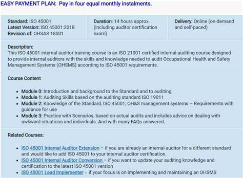 Iso 45001 Internal Auditor Certification Iso 21001 Certified