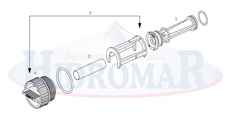Exploded View Magnum Valve Injector Assembly Hidromar