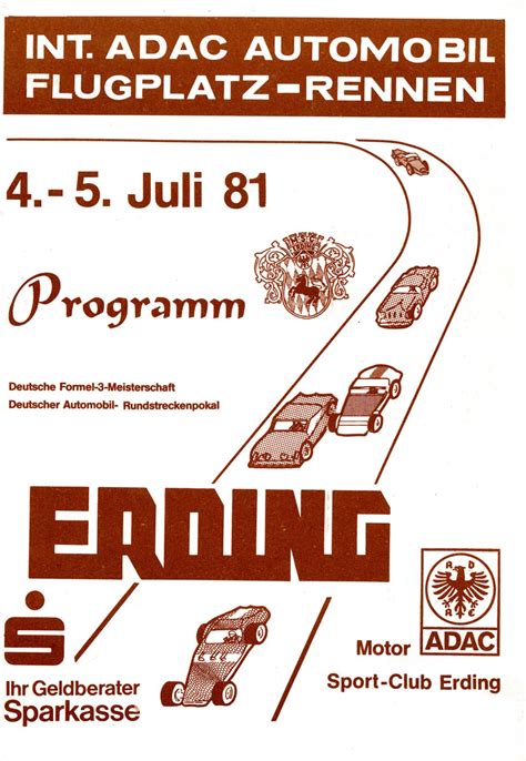 Erding The Motor Racing Programme Covers Project