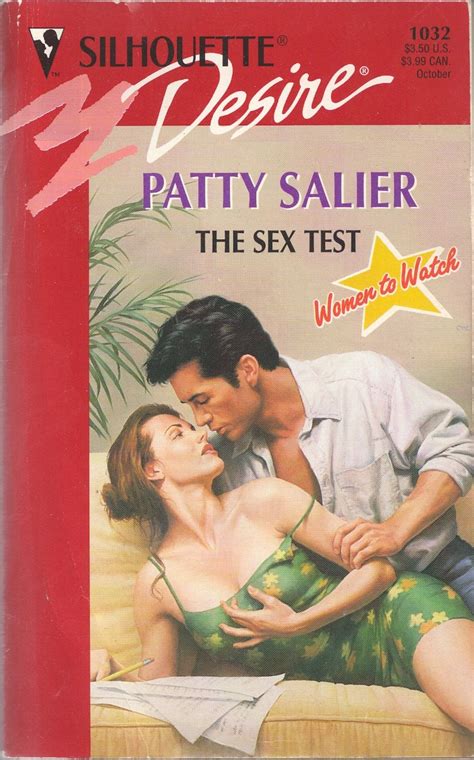 Sex Test Women To Watch Salier 9780373760329 Books