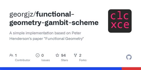 Github Georgjzfunctional Geometry Gambit Scheme A Simple