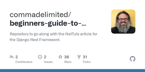 GitHub Commadelimited Beginners Guide To Django Rest Framework Repository To Go Along With