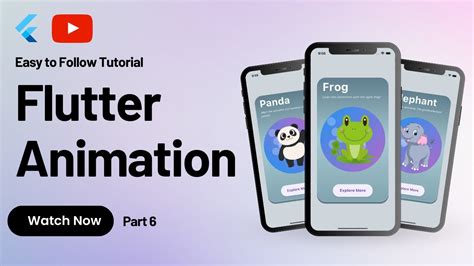 flutter animation tutorial basic animation part 6 youtube