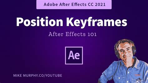 After Effects How To Add Position Property Keyframes Youtube