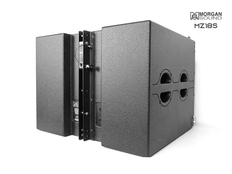 Subwoofer Morgan Sound M Sub Mz18 Subwoofer Paired With The M Ray