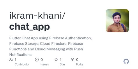 github ikram khani chat app flutter chat app using firebase