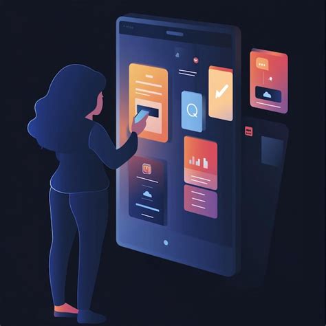 A Visual Of A Pwas Offline Mode Showing A User Interacting With The App