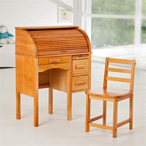 Small Roll Top Computer Desk Foter