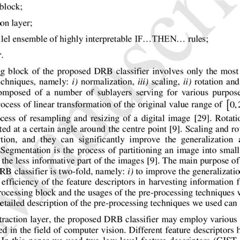 General Architecture Of The Drb Classifier Download Scientific Diagram