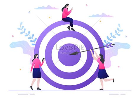 목표 달성 설명 작 동 목표 일러스트 무료 다운로드 Lovepik