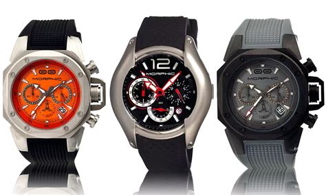 Morphic Mens Chronograph Watch Groupon Goods