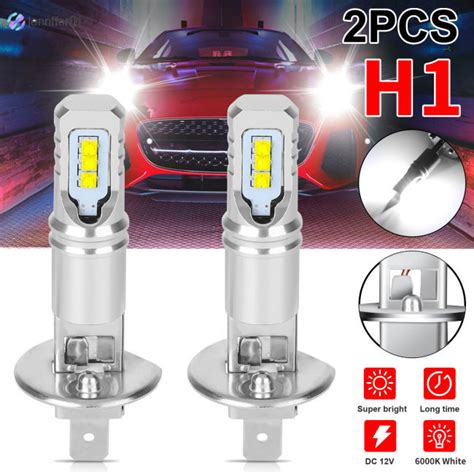 Jen 2 ชิ้น H1 Led ไฟหน้าหลอดไฟชุดแปลงหมอก Drl 160 วัตต์ 6000 พัน