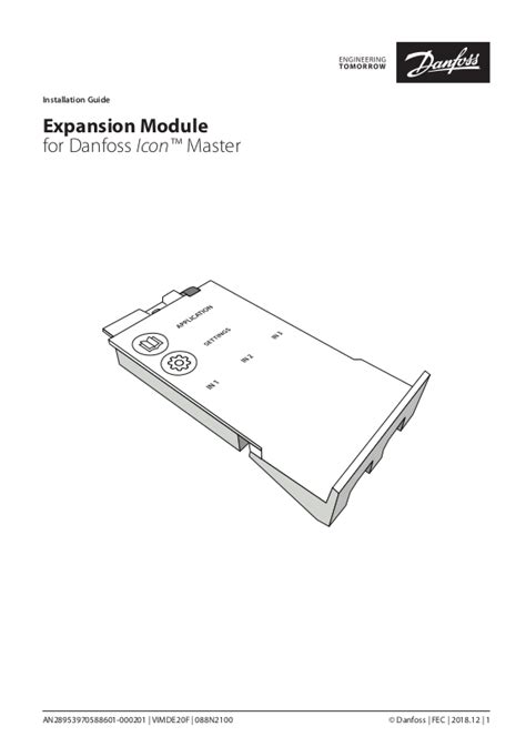 Danfoss Expansion Module Installation Guide