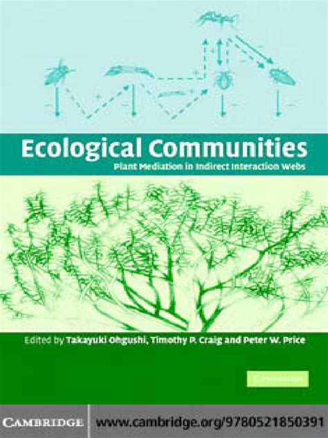 Ecological Communities Plant Mediation In Indirect Interaction Webs Takayuki Ohgushi Timothy P
