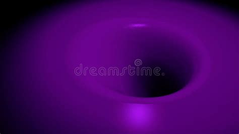 Abstract Liquid Purple Substance Pulsating In Mixing Process On Black