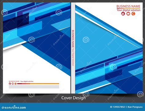 Annual Report Cover Background Design Stock Vector Illustration Of Frame Brochure 139557852