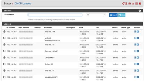 how to assign static ips when i cant even see the devices r pfsense